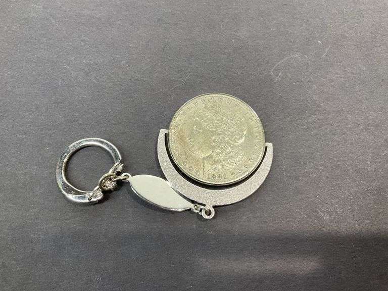 1881 Morgan dollar keychain - Hash Auctions