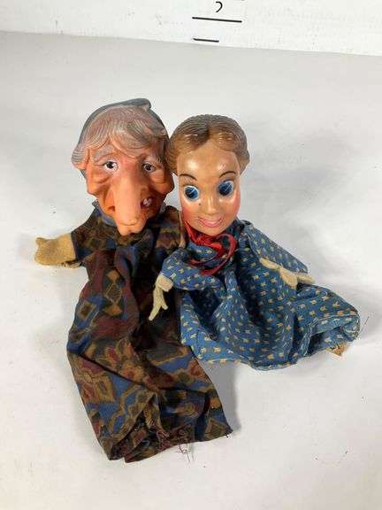 Pair of Walt Disney Puppet Figures, Including Wendy and Old Lady - Hash ...