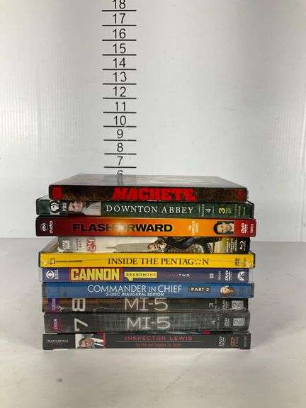 Collection of 10 DVDs Including TV Series and Films - Hash Auctions