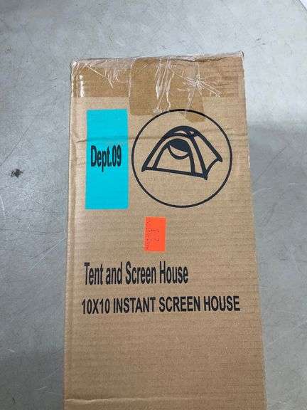Tent and Screen House 10×10 Instant Screen House in Factory-Sealed Box ...