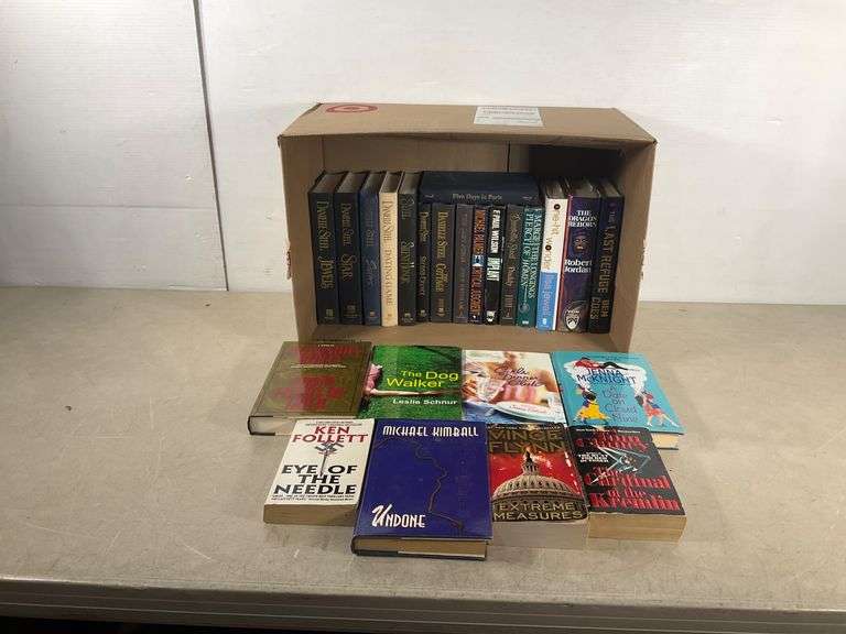 Assorted Collection of Hardcover and Paperback Novels by Various ...