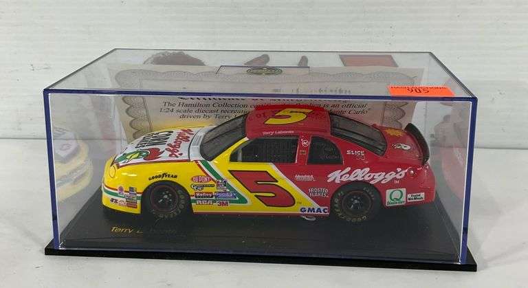 Terry Labonte Kellogg’s #5 1:24 Scale Die-Cast Car in Display Case ...