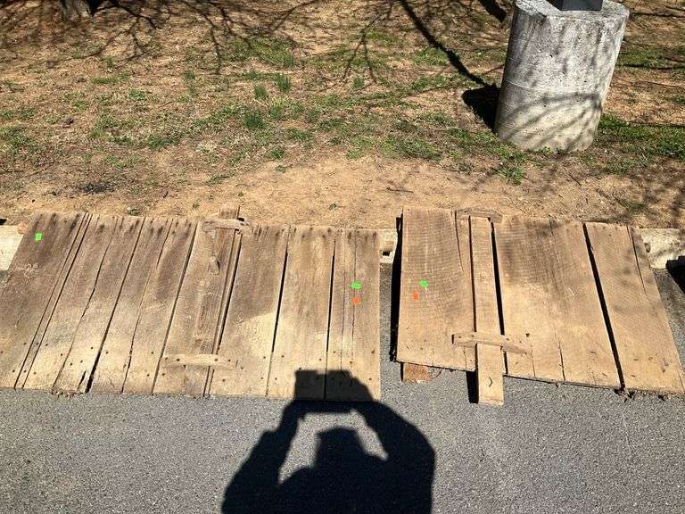 Primitive Barn Doors from the Pope Estate - Hash Auctions