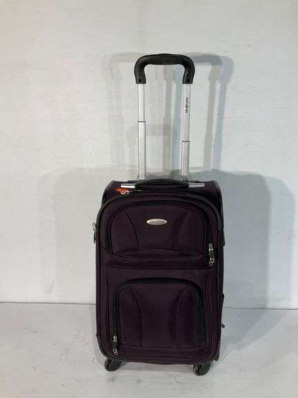 Samsonite Purple Wheeled Carry-On Luggage with Telescoping Handle ...