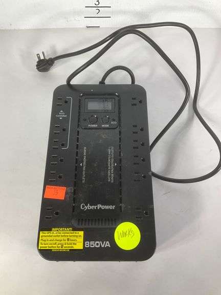 CyberPower 850VA Battery Backup and Surge Protector - Hash Auctions
