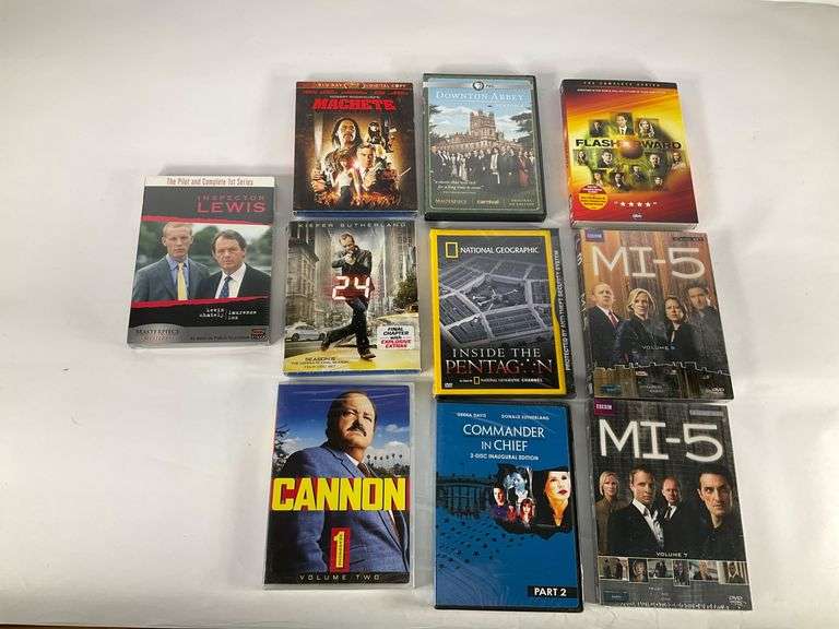 Collection of 10 DVDs Including TV Series and Films - Hash Auctions