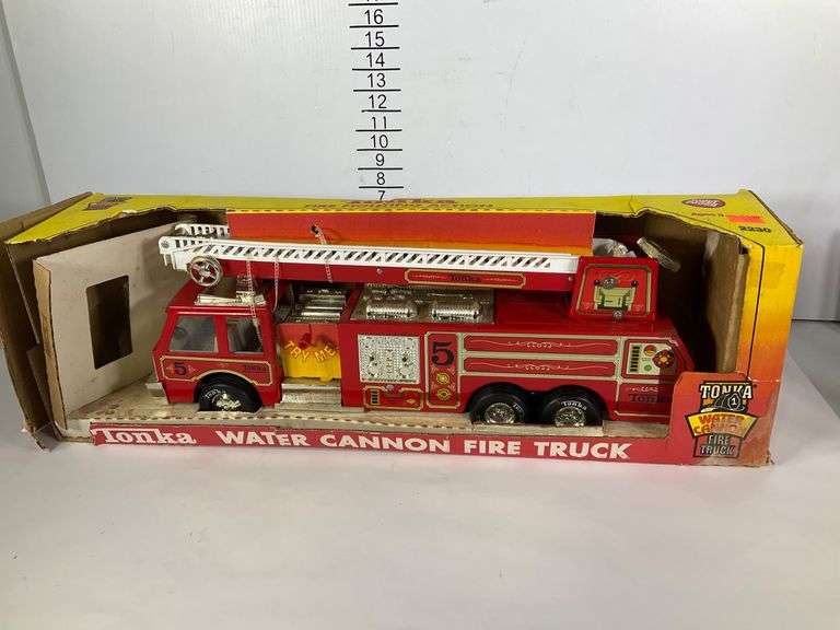 Tonka Water Cannon Fire Truck with Original Box - Hash Auctions