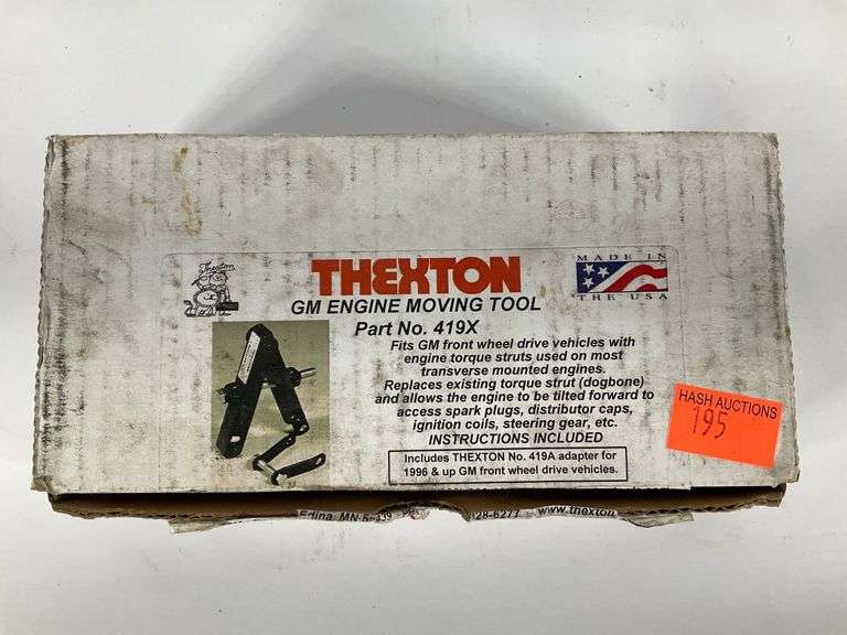 Thexton GM Engine Moving Tool Part No. 419X - Hash Auctions