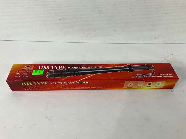 Spike Self-Defensive Flashlight with Rechargeable Lithium Battery ...