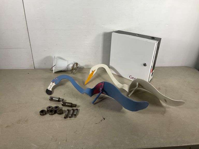 Lot of Components Including Geoffrey Control Panel, Wooden Stork and ...