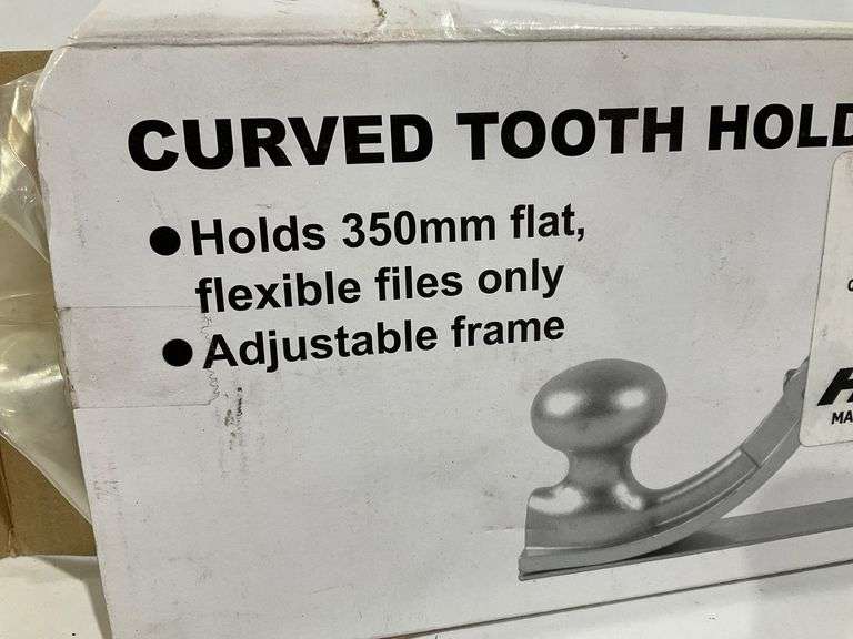 Curved Tooth File Holder with Adjustable Frame - Hash Auctions