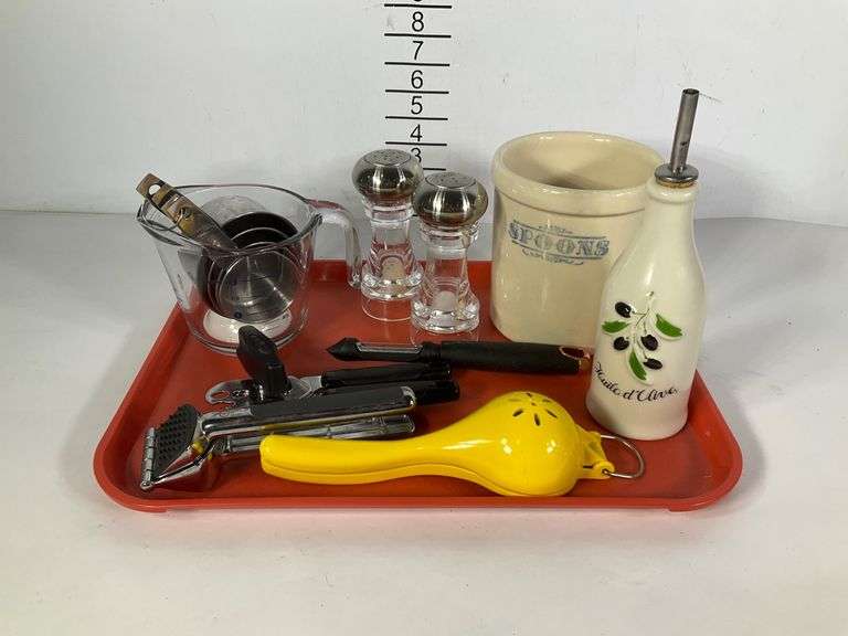 Kitchen Tools and Accessories Set Including Ceramic Spoon Holder and ...