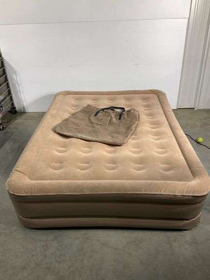 Insta-Bed Raised Air Mattress with Built-In NeverFlat Pump, Queen ...