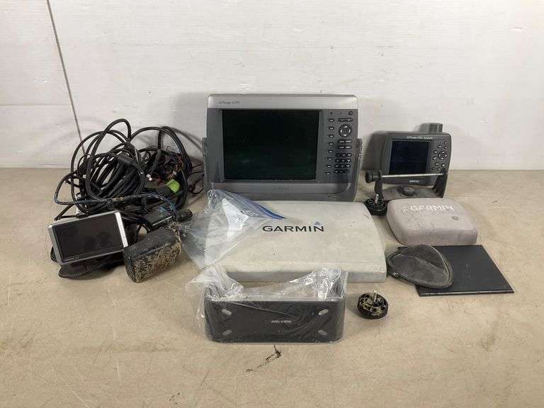 Lot of Garmin GPSmap 4210 and 178C Sounder Units with Accessories ...