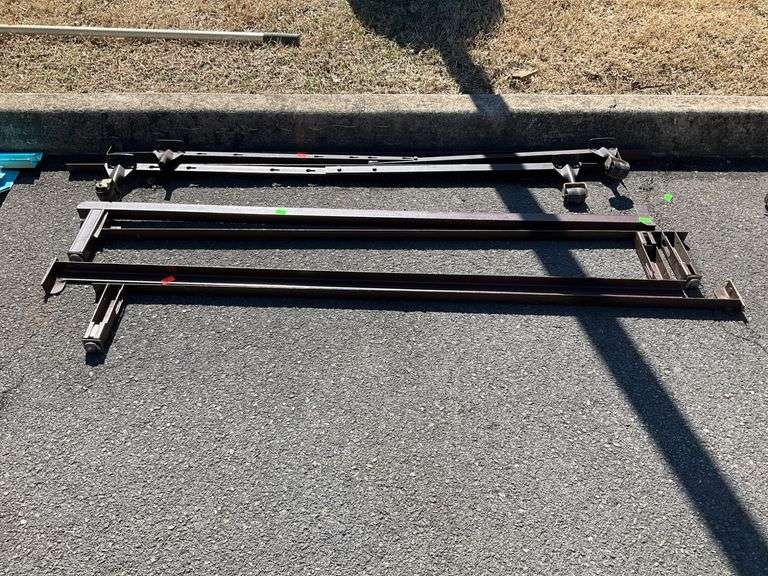 Metal Bed Frame Parts with Casters - Hash Auctions