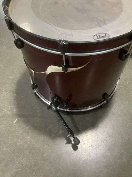 Pearl SoundCheck Series Red Drum Kit with Sabian B8 Cymbals and ...