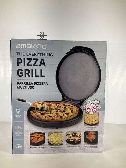 Ambiano The Everything Pizza Grill, 1500W - Hash Auctions
