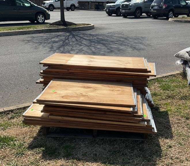 Lot of 35 Plywood Panels with Metal Edges, Includes 47”Lx24”W and 35 ...