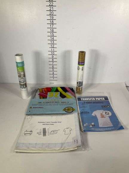 Craft Bundle with Cricut Glitter Iron-On, Dry Erase Vinyl, Heat ...