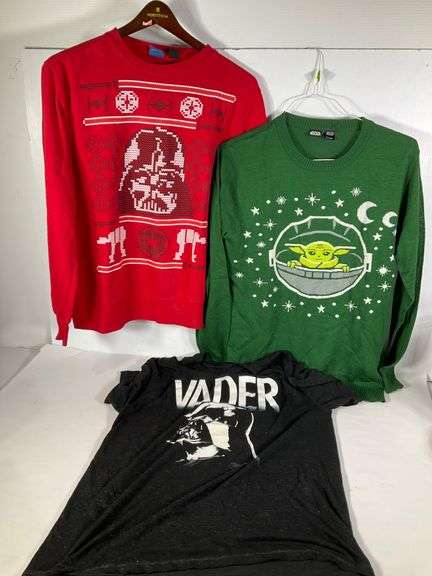 Star Wars-Themed Clothing Lot Including Darth Vader and Baby Yoda ...