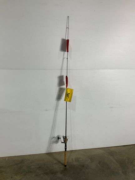 All Star Pro II Graphite Fishing Rod with Reel and Bass Pro Shops Flags ...