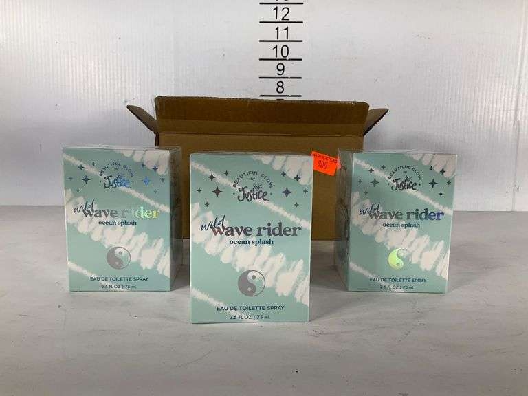 Set of Three Justice ‘Wave Rider Ocean Splash’ Eau de Toilette Sprays ...