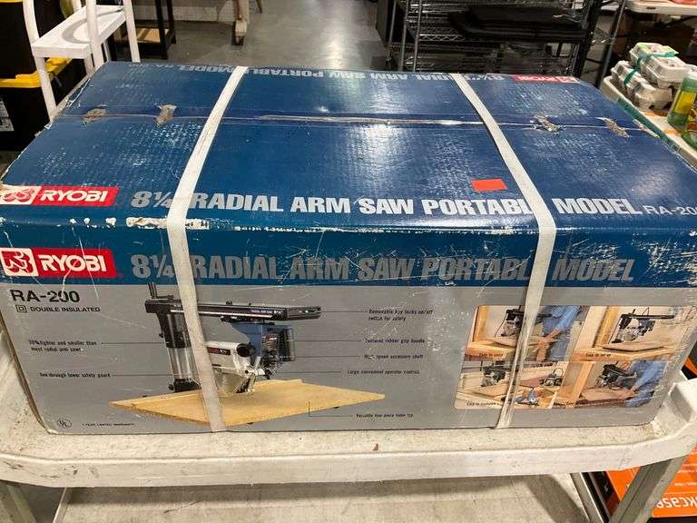 Ryobi RA-200 8 1/4″ Radial Arm Saw Portable Model in Original Box ...
