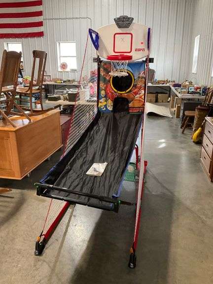 ESPN GameStation Basketball Hoop with Multi-Sport Design - Hash Auctions