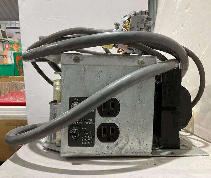 Electrical Component Unit With Main Line Switch and Dual Outlets - Hash ...