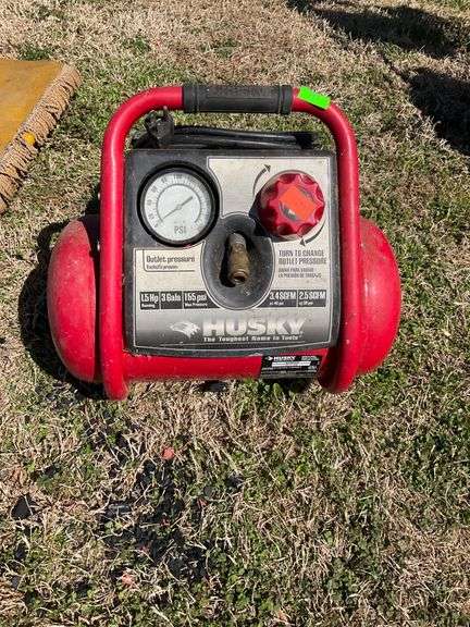 Husky H1503TP 1.5 HP 3-Gallon Air Compressor - Hash Auctions