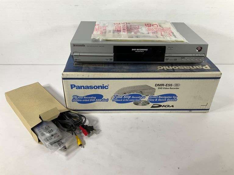 Panasonic DMR-E55 DVD Video Recorder with Original Box and Accessories ...