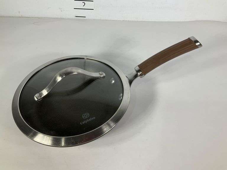 Calphalon Glass Lid and Circulon Premier Professional Nonstick Skillet ...