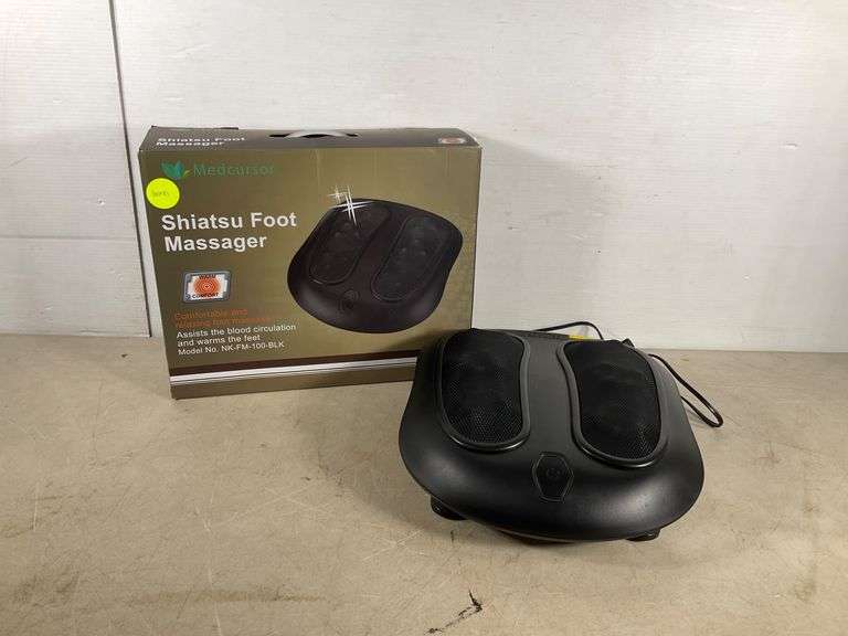 Medcursor Shiatsu Foot Massager Model NK-FM-100-BLK, Works - Hash Auctions