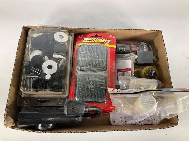 Assorted Household and Hardware Items in Box - Hash Auctions