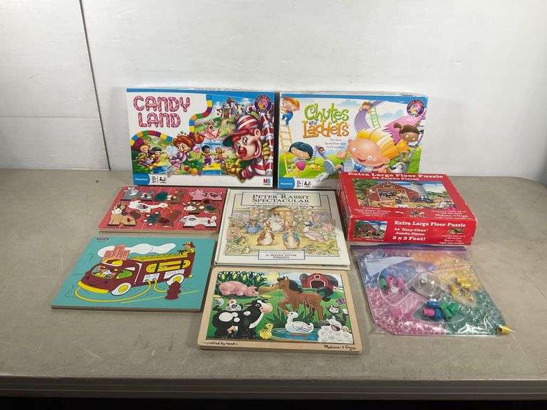 Assorted Children’s Board Games, Puzzles, and Activity Sets - Hash Auctions