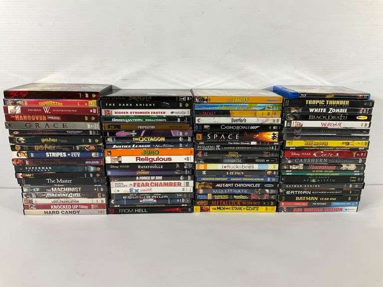 Assorted Lot of Over 70 DVDs, Blu-rays, and Box Sets Across Various ...