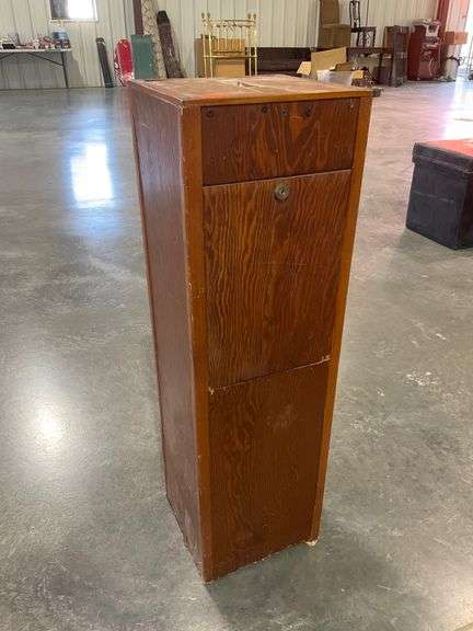 36-Inch Tall Ballot Box With Anti-Theft Bar - Hash Auctions