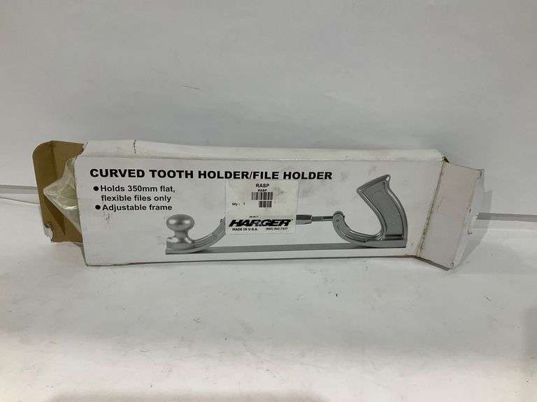 Curved Tooth File Holder with Adjustable Frame - Hash Auctions
