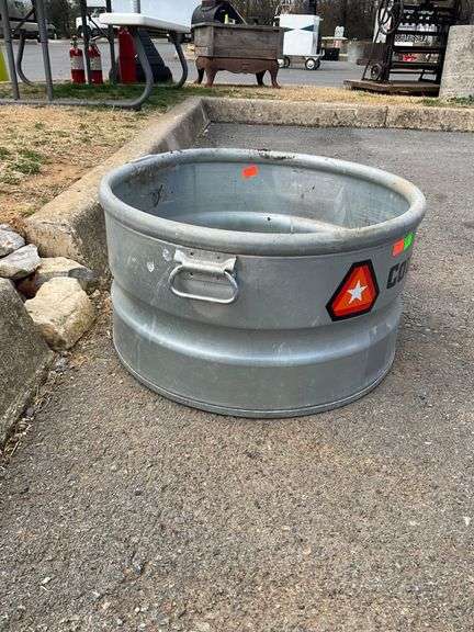 CountyLine Round Versa 23-Gallon Galvanized Canning Tank - Hash Auctions