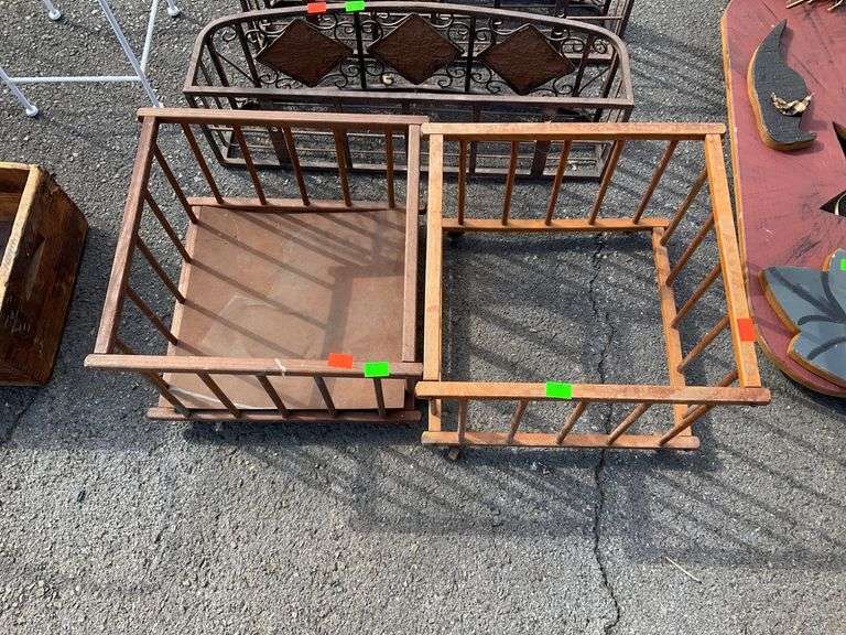 Pair of Open-Frame Storage Crates, 16x16x12 Inches - Hash Auctions
