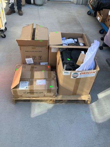 Mixed Pallet Lot of Various Items in Cardboard Boxes - Hash Auctions