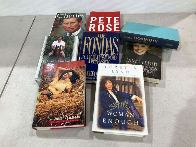 Collection of Eight Biographical and Autobiographical Books Featuring ...