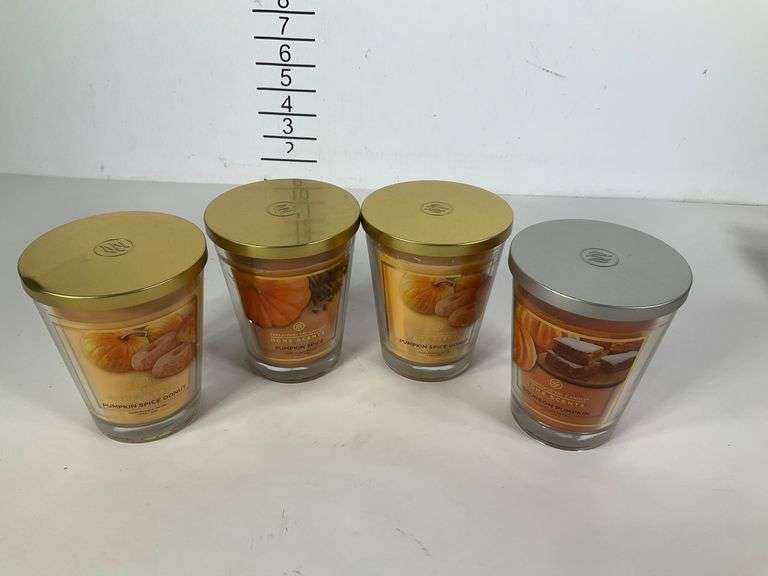 Set of Four Chesapeake Bay Candle Home Scents Glass Jar Candles - Hash ...