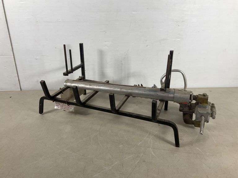 Rasmussen Iron Works Gas Log Burner Frame with Control Components ...