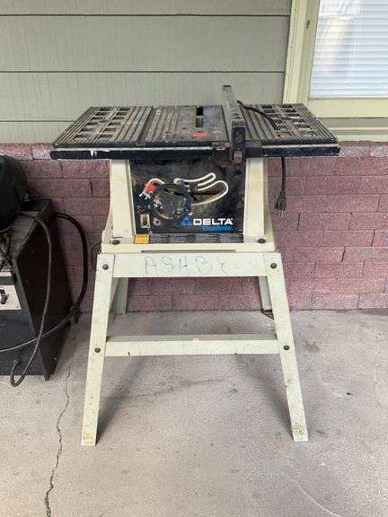 Delta Shopmaster Table Saw Model TS200LS with Stand - Hash Auctions
