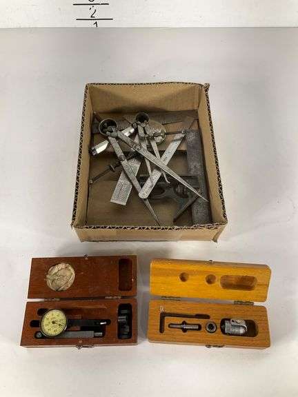 Collection of Measuring Instruments and Tools in Original Cases - Hash ...