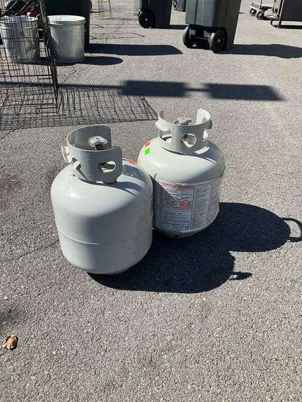 Two Propane Tanks with Limited Remaining Contents - Hash Auctions