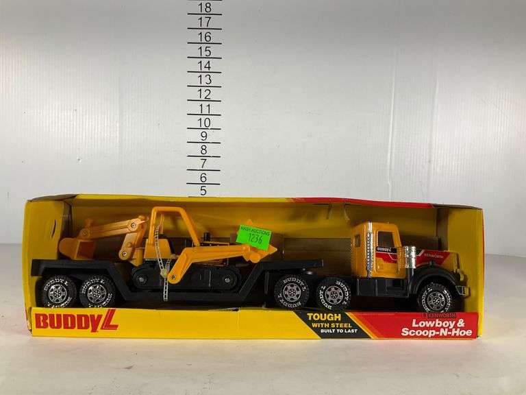 Buddy L Lowboy & Scoop-N-Hoe Toy Truck in Original Packaging - Hash ...