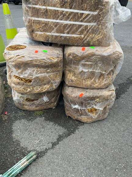 Five Dumor Compressed Straw Bales - Hash Auctions