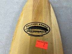 46” Feather Brand Paddle by Caviness Woodworking Co., Inc. - Hash Auctions